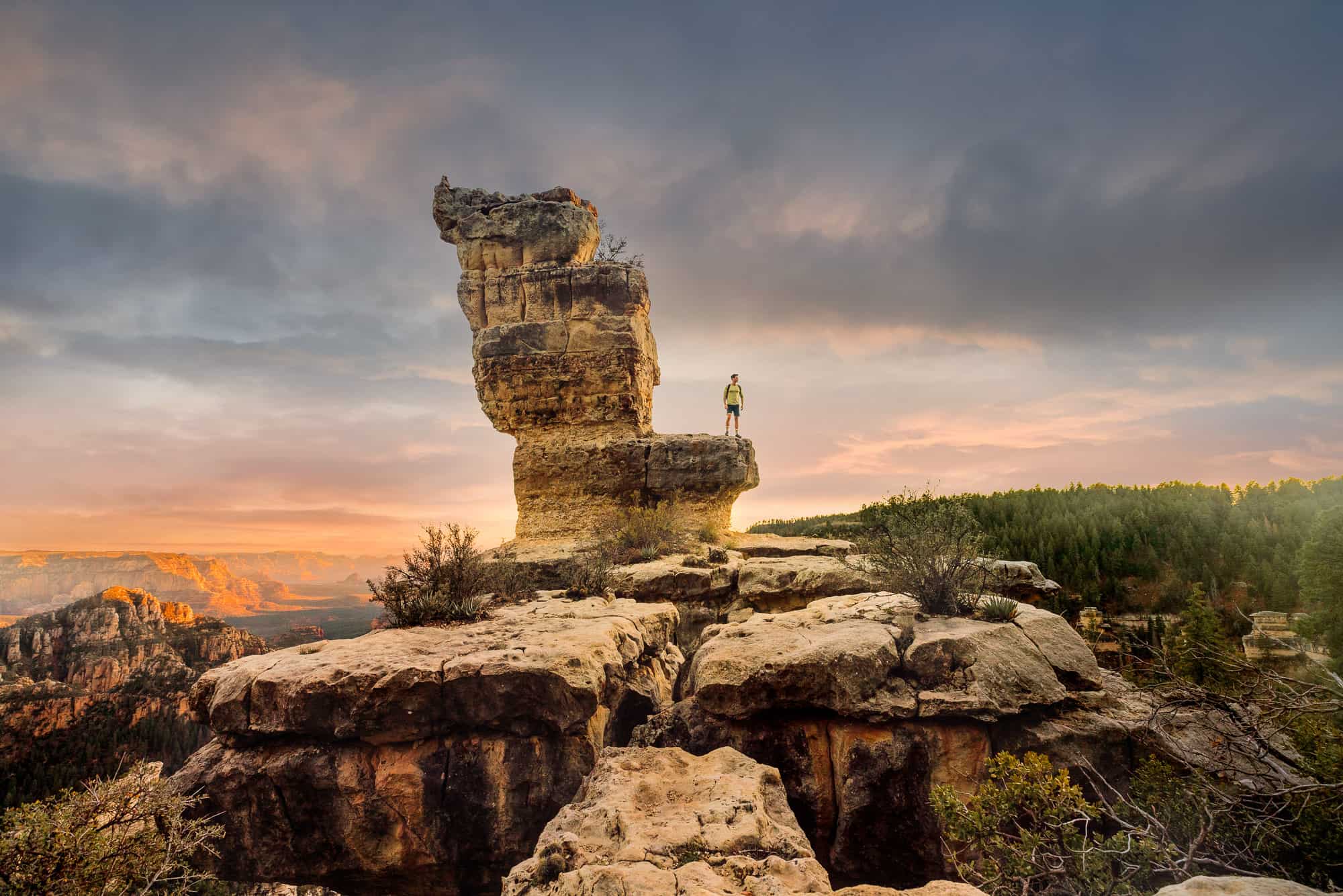 Edge of the World, Flagstaff: The Jenga Rocks near Sedona - Jared's Detours